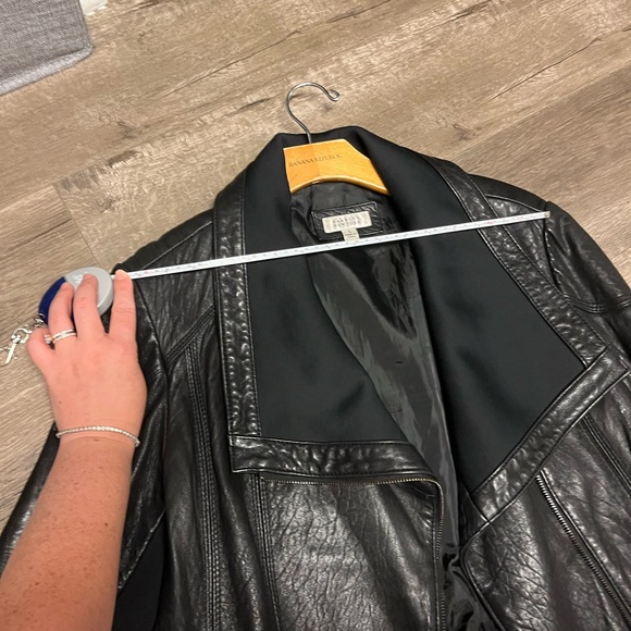 Barneys New York | Jackets & Coats | Barneys New York Black Leather ...